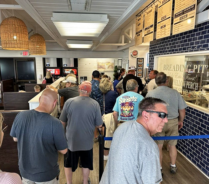 The line forms early for Lake Erie's bounty &ndash; a queue of hungry pilgrims that speaks volumes about what awaits at the ordering counter.