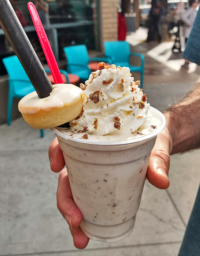 The shake that holds Palm Springs in a cup. This creamy concoction celebrates the Coachella Valley's famous date harvest in the most delicious way possible.