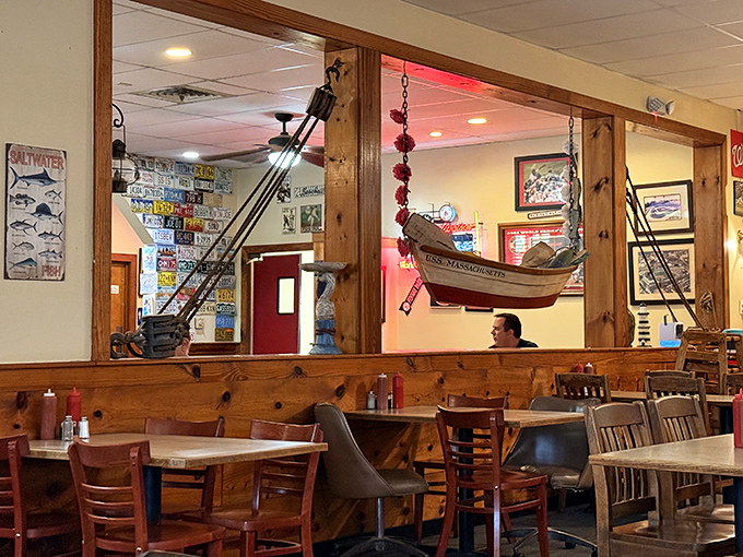 Model boats and fishing gear adorn the space, but the real catch arrives on your plate. A seafood sanctuary in landlocked Winter Park.