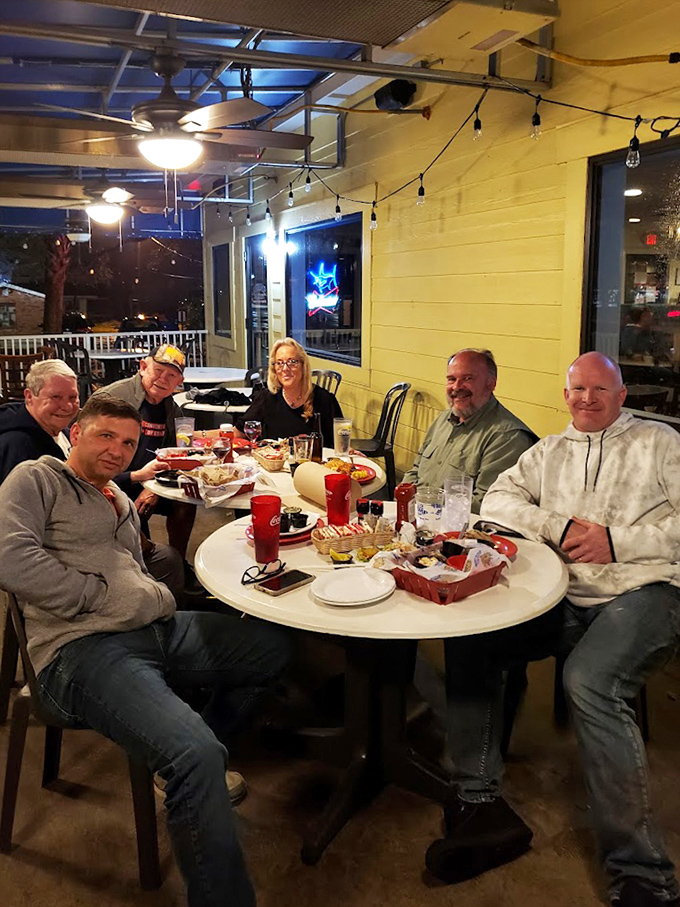 Happy faces around the table tell the whole story better than any food critic ever could possibly manage.