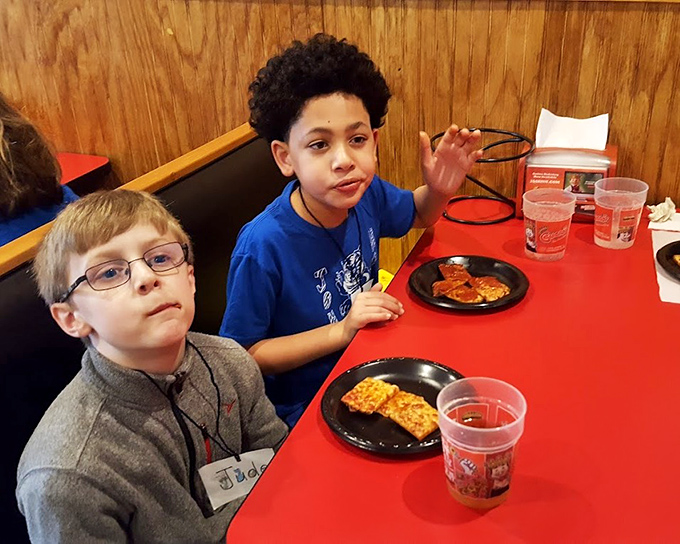 Young pizza enthusiasts giving their honest review – in the court of Cassano's, even the smallest subjects get to enjoy the royal treatment.