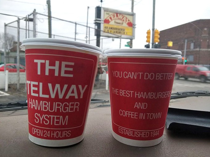 Those branded cups boldly proclaim confidence in quality that's been satisfying customers for generations now.