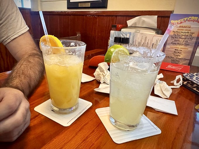 Frosty margaritas and tropical drinks that taste like vacation in a glass &ndash; the perfect companions to seafood and sunset views.