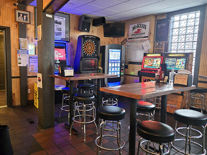 The game corner—where friendly rivalries are born, electronic beeps provide the soundtrack, and "just one more" is the most common phrase.