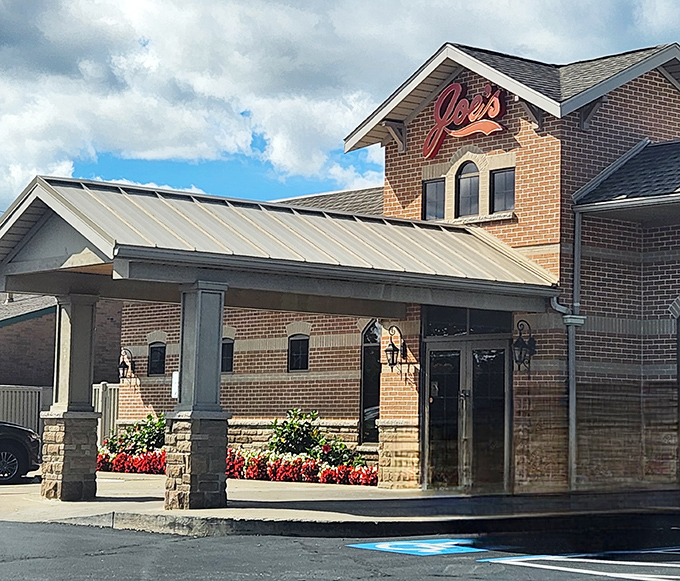 The welcoming exterior promises what awaits inside: a brick-and-mortar love letter to traditional delicatessen excellence.