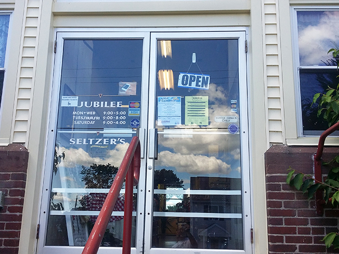 The entrance: where hope springs eternal that today might be the day you find that perfect something you didn't know you needed.