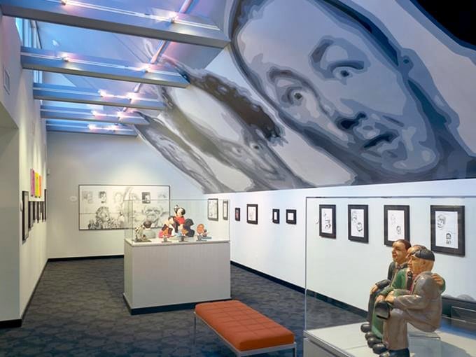 The museum's thoughtfully designed exhibits elevate what many consider "lowbrow" comedy to the level of art worthy of serious appreciation.