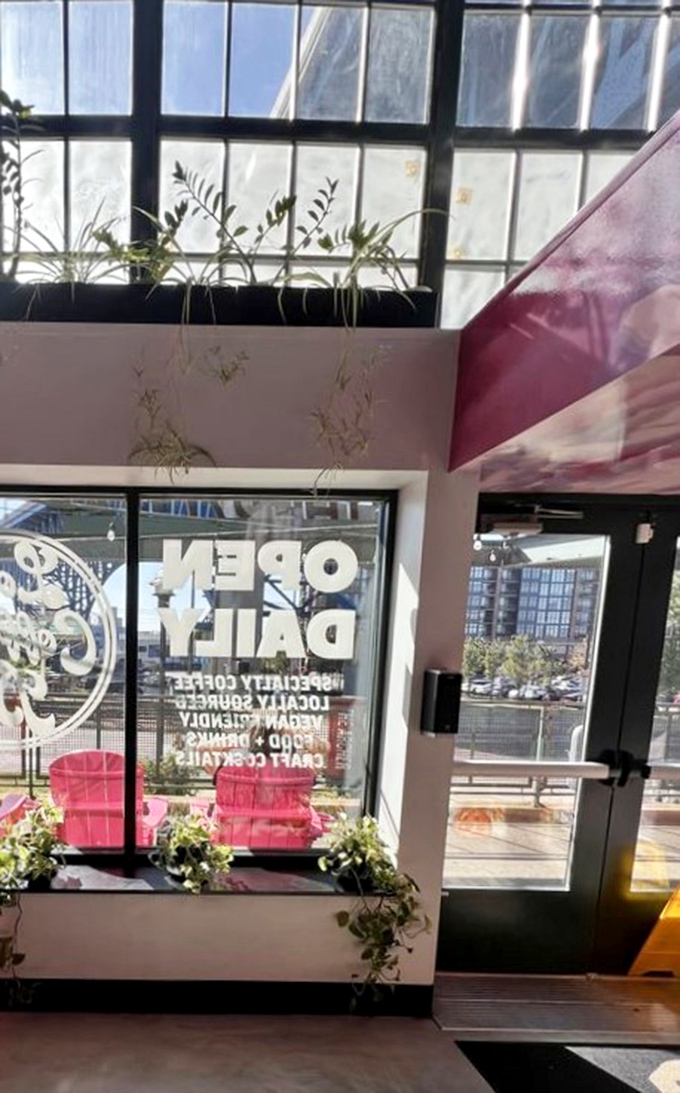 Sunlight streams through windows emblazoned with promises of specialty coffee and good vibes&mdash;the perfect Cleveland morning starts right here.