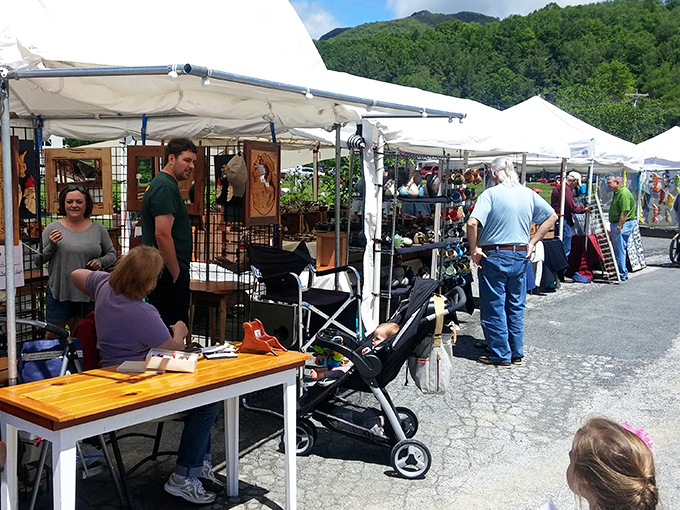 The local market buzzes with vendors and visitors, a reminder that before there was Amazon, there were actual human beings selling things they made.