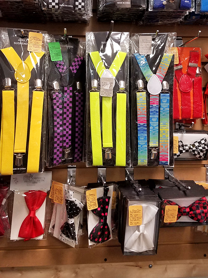 Suspenders and bow ties galore! Because sometimes your outfit needs that extra something to transform from mundane to magnificent.