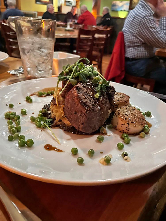 This filet mignon with scallop sidekick is the superhero duo your taste buds have been waiting for.