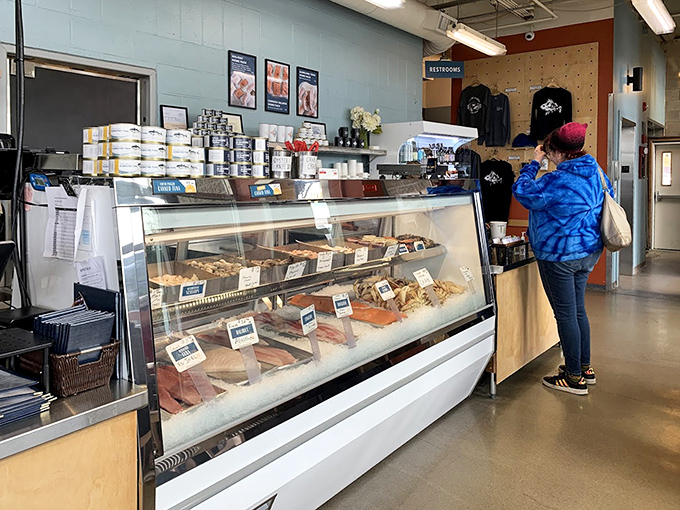 At the fish counter, the day's catch awaits its starring role, a reminder that at Local Ocean, "fresh" isn't just marketing&mdash;it's a mission statement.