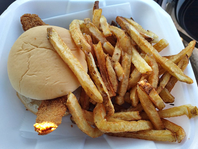 Even the sandwich doesn't mess around&mdash;crispy chicken and a simple bun with those signature fries. Sometimes the straightforward approach is the most delicious.