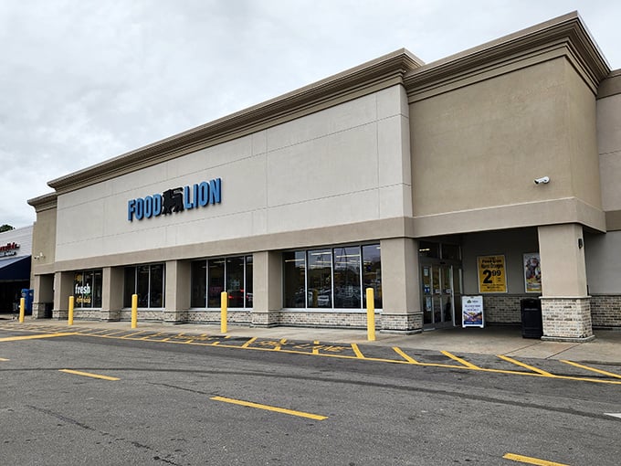 The Food Lion might be the least photogenic spot in picturesque Edenton, but hey, even time travelers need somewhere to buy their groceries.