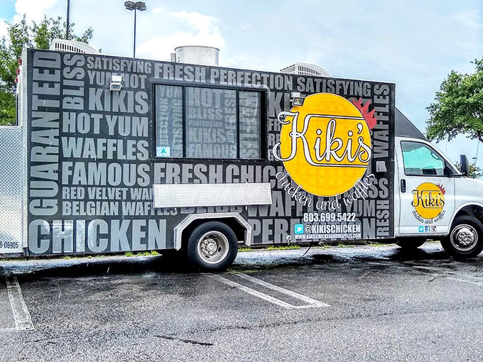Even their food truck spreads the gospel of great chicken and waffles, bringing mobile deliciousness to hungry souls throughout Columbia.
