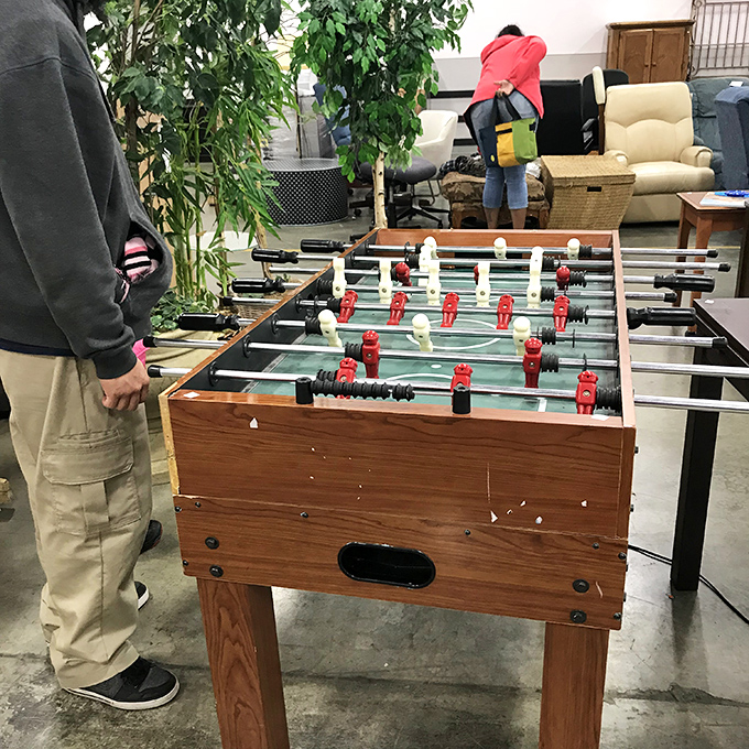 Game night, anyone? This foosball table costs less than taking the family to one professional soccer match. The competition is just as fierce.
