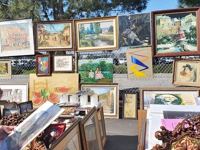 Framed artwork waiting to class up your walls &ndash; goodbye, college posters; hello, actual taste.