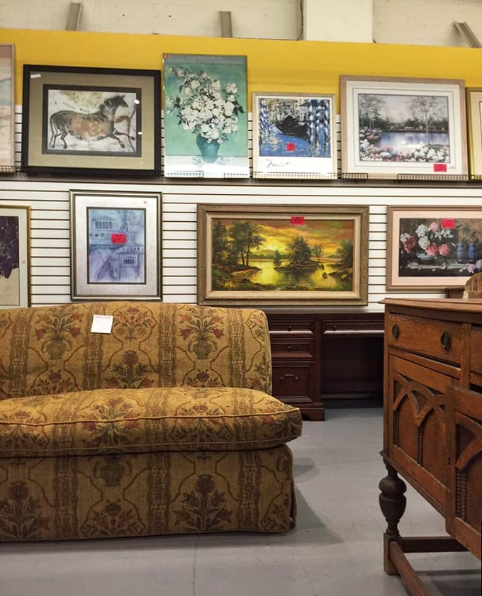 Wall art that ranges from "museum-worthy" to "so-bad-it's-good." That sunset landscape might be the conversation piece your living room desperately needs.