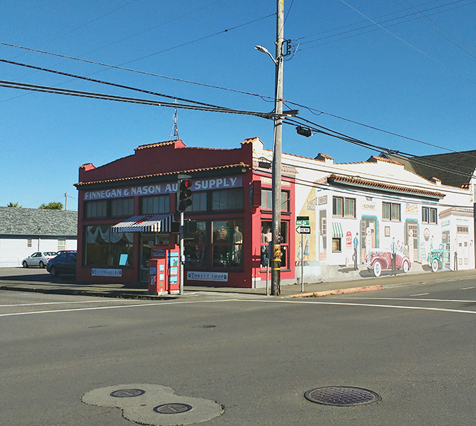 Under clear blue skies, the historic Finnegan & Nason building houses treasures that would cost triple elsewhere.