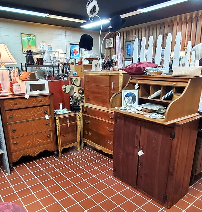Furniture with stories to tell—each drawer in these dressers once held someone's treasures. Now they're treasures themselves.
