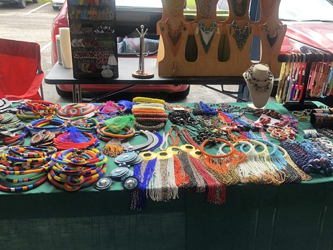 Handcrafted jewelry displays cultural artistry where every piece tells a story of creative passion.