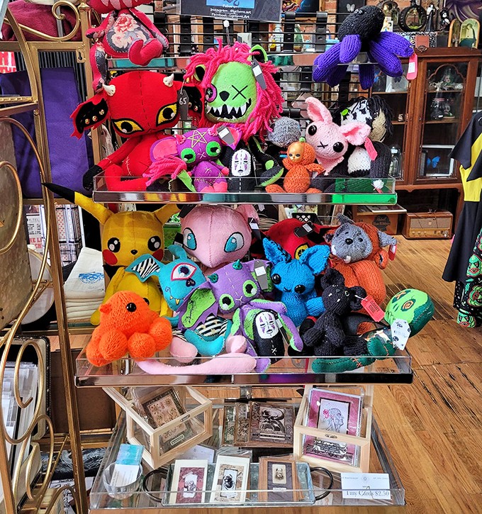 These aren't your average stuffed animals—they're handcrafted companions with personalities as vibrant as their colors. That No-Face plushie is particularly spot-on!