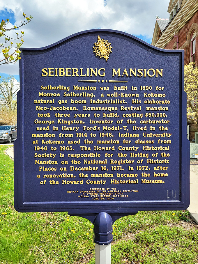 The official marker confirms what your eyes already told you—this place is special enough to earn its spot on the National Register of Historic Places.