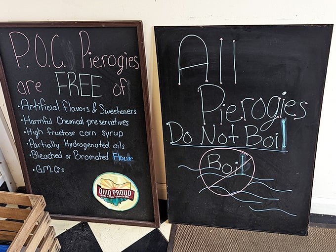 "All Pierogies Do Not Boil"&mdash;words to live by and possibly the best kitchen advice since "don't put metal in the microwave."