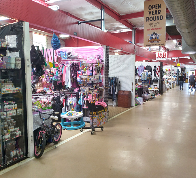 Retail therapy in its purest form. These indoor aisles promise year-round treasure hunting, regardless of Ohio's notoriously unpredictable weather patterns.