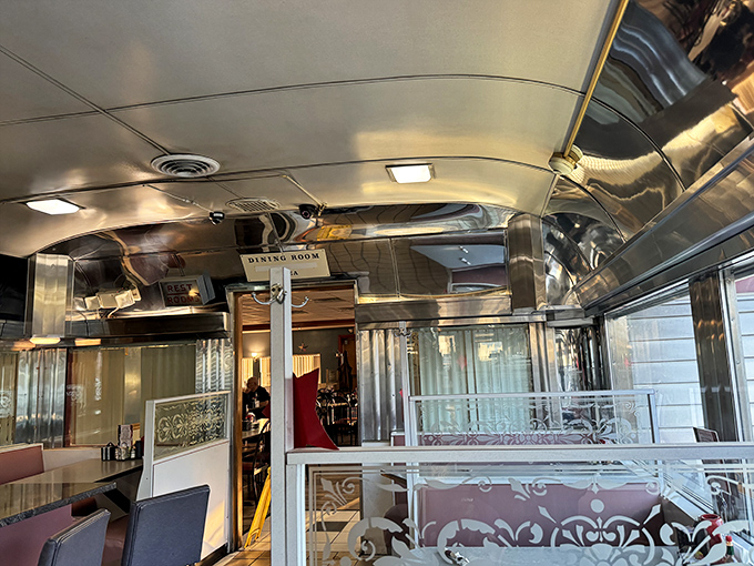 Gleaming stainless steel interiors transport you to the golden age of diners, when counter service was an art form.