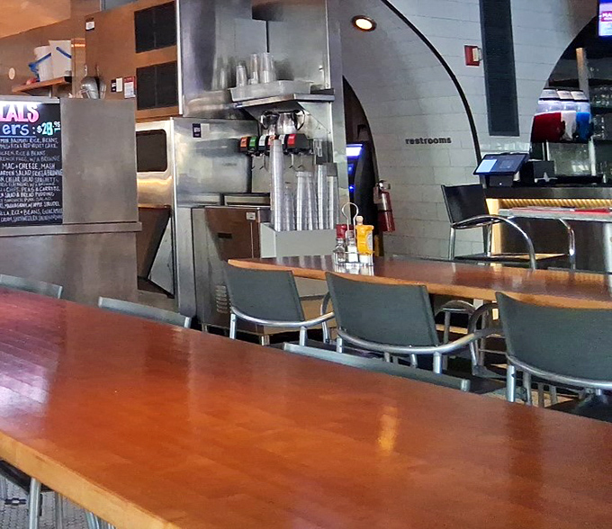 Counter seating that invites solo diners to enjoy the show&mdash;part restaurant, part theater, all entertainment with a side of excellent people-watching.