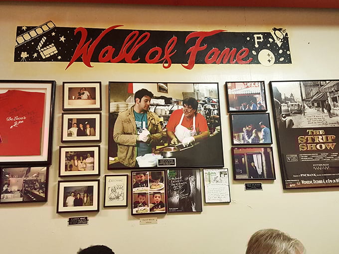 The "Wall of Fame" showcases visitors who've made the pilgrimage&mdash;celebrities and locals alike united by their love of perfect breakfast.