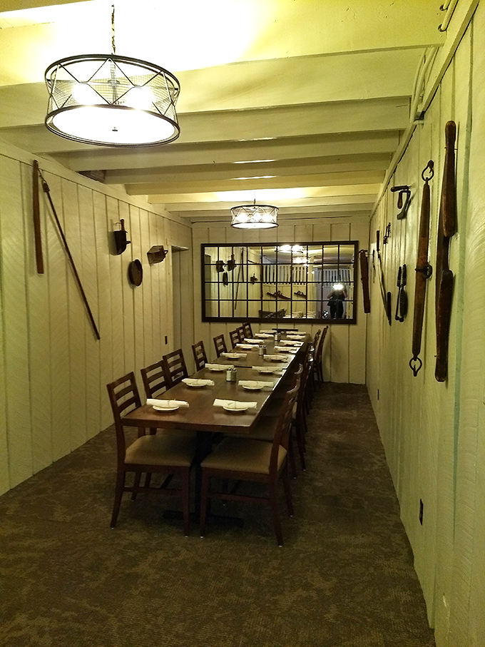 The private dining room whispers "special occasion" without shouting it&mdash;rustic elegance that makes Tuesday dinner feel like a celebration.