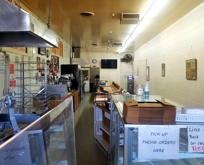 The narrow galley layout isn't by accident&mdash;it's to ensure you pass by every tempting option before making your impossible choice.