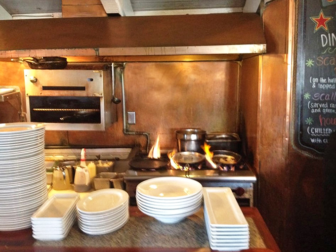 Behind the scenes, flames dance in the kitchen &ndash; where seafood magic happens before making its grand entrance to your table.