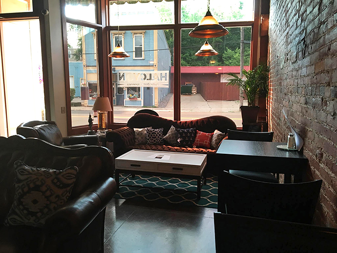 The lounge area invites you to sink into comfortable seating, linger over drinks, and forget about rushing home&mdash;this is where memories are made.