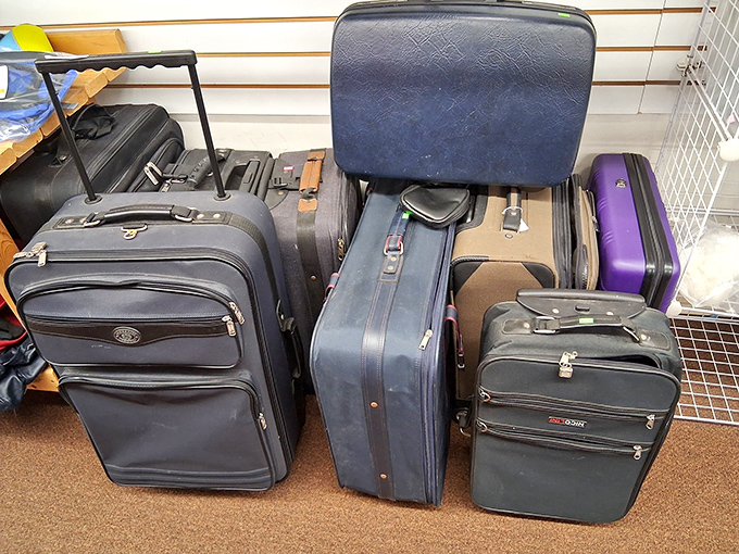 These suitcases have stories to tell &ndash; where they've been is a mystery, but where they're going next is entirely up to you.