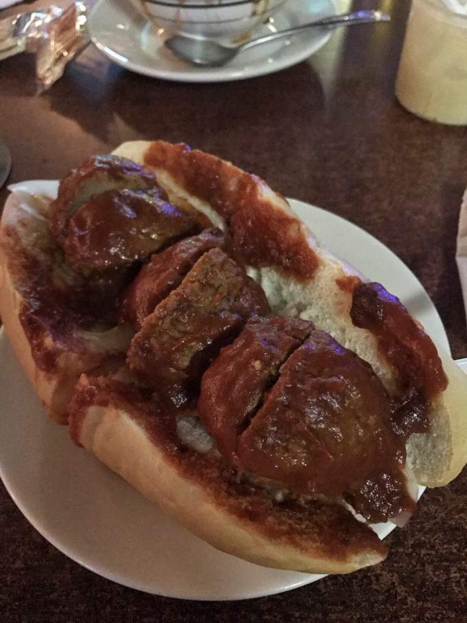 This hot roast beef sandwich isn't trying to impress food critics—it's too busy making regular people deliriously happy.