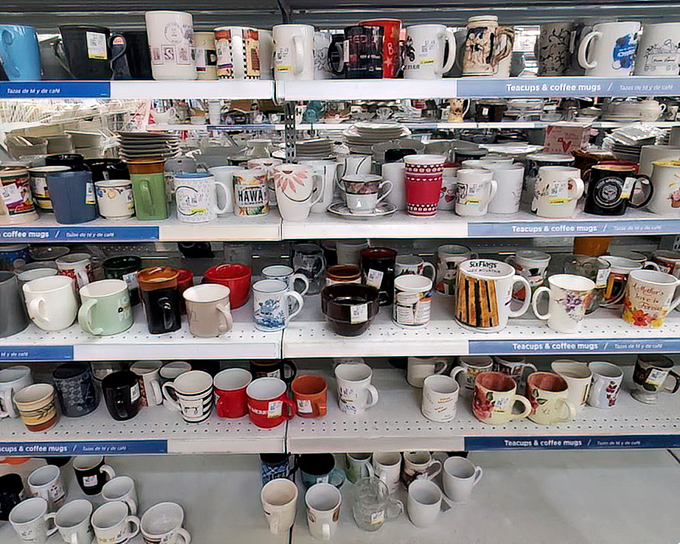 Mug collectors, brace yourselves. This caffeinated corner offers everything from corporate swag to handcrafted pottery&mdash;each with stories to tell.