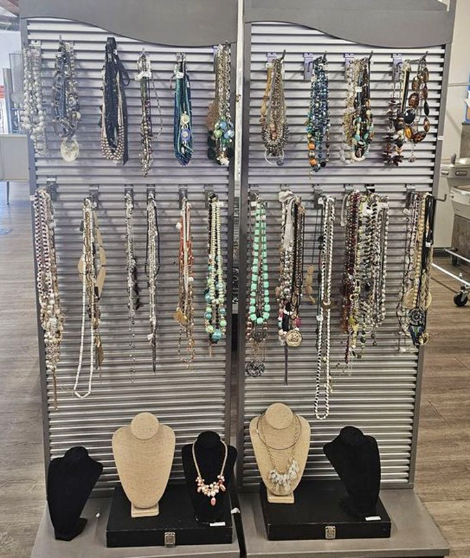 Jewelry displays offer affordable ways to add sparkle and style to any outfit or special occasion ensemble.