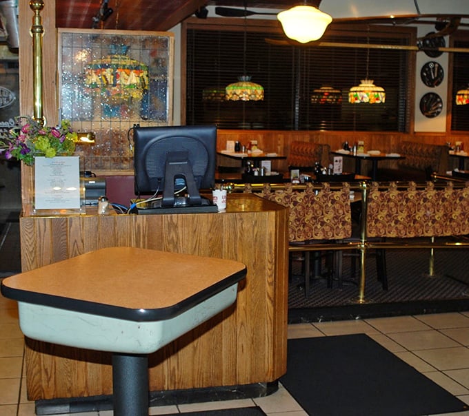 The host station stands ready for the morning rush &ndash; the breakfast equivalent of mission control for hungry Toledoans.