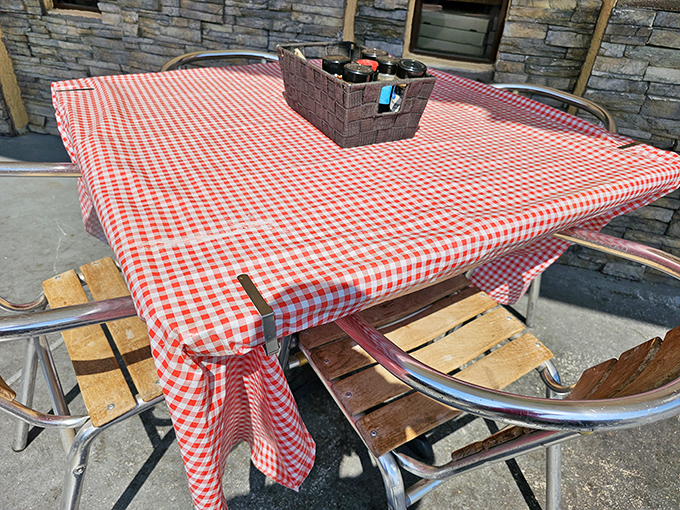 Red checkered tablecloths: the universal signal that you're about to enjoy no-nonsense, delicious food. Some traditions exist for good reason.