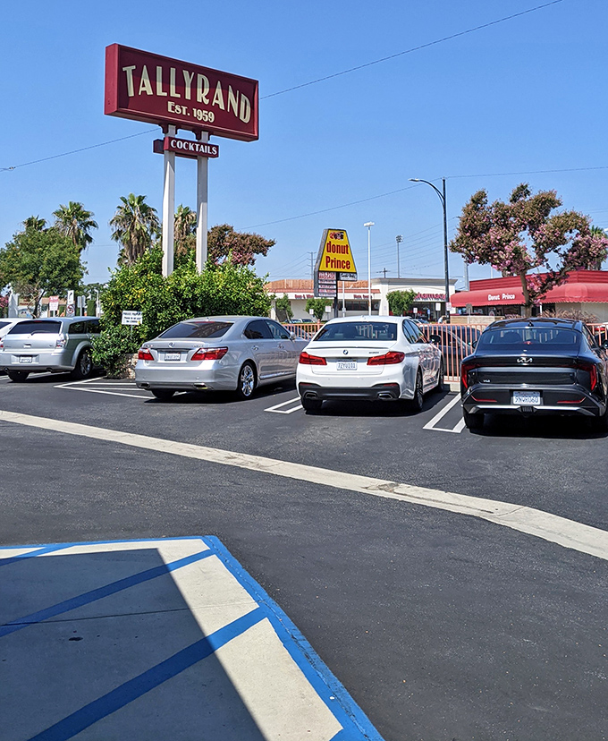 The parking lot might not look special, but it's been the starting point for countless perfect breakfast experiences. Hollywood glamour is just minutes away.