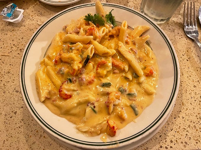 This crawfish pasta doesn't just combine Italian and Cajun traditions&mdash;it negotiates a delicious peace treaty between them.