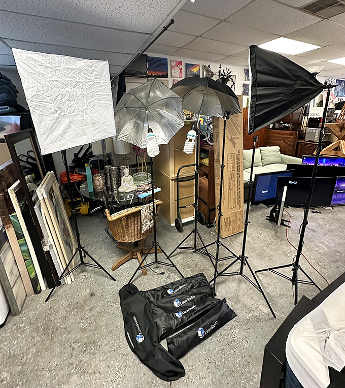 Photography equipment waiting for its close-up &ndash; where creative tools find second lives in hands that appreciate their potential.