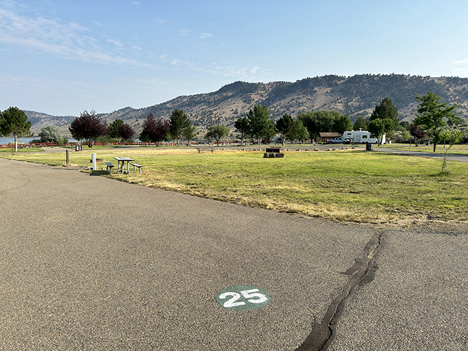 Campsite #25: Your temporary address in paradise, no mail forwarding required.