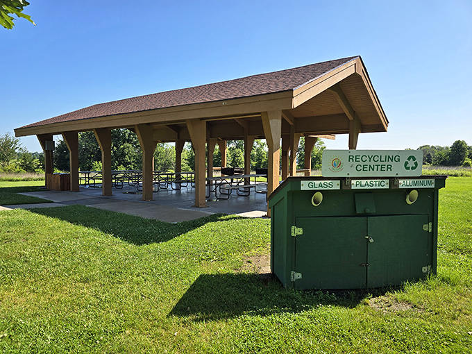 This shelter has hosted more family reunions, birthday celebrations, and impromptu picnics than any five-star restaurant in the state.