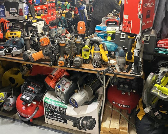 Safety first, savings second! High-visibility workwear hanging like neon beacons, ready to protect Maryland's construction crews and roadside workers.