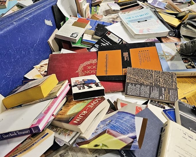 Book bin diving reveals literary gold&mdash;from vintage classics to that cookbook you didn't know you needed until this moment.