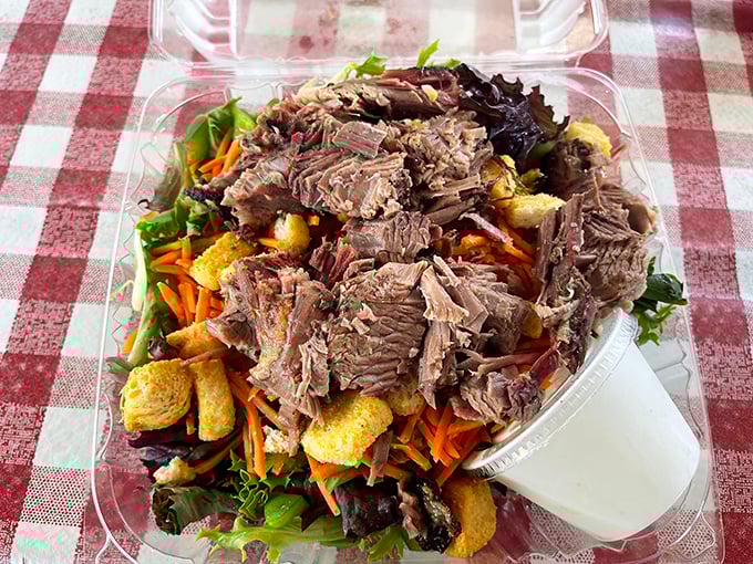This isn't just a salad with smoked meat&mdash;it's a clever way to convince yourself you're eating healthy while still getting your BBQ fix.